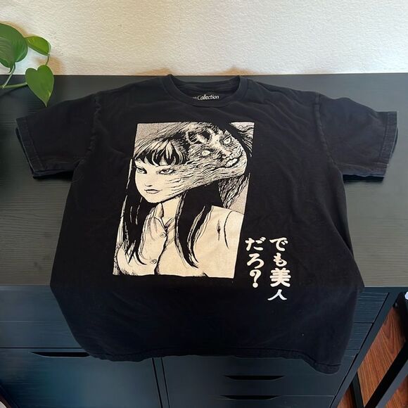 Junji Ito | Tops | Junji Ito Collection Blackshort Sleeve Graphic Tshirt Size Medium | Poshmark